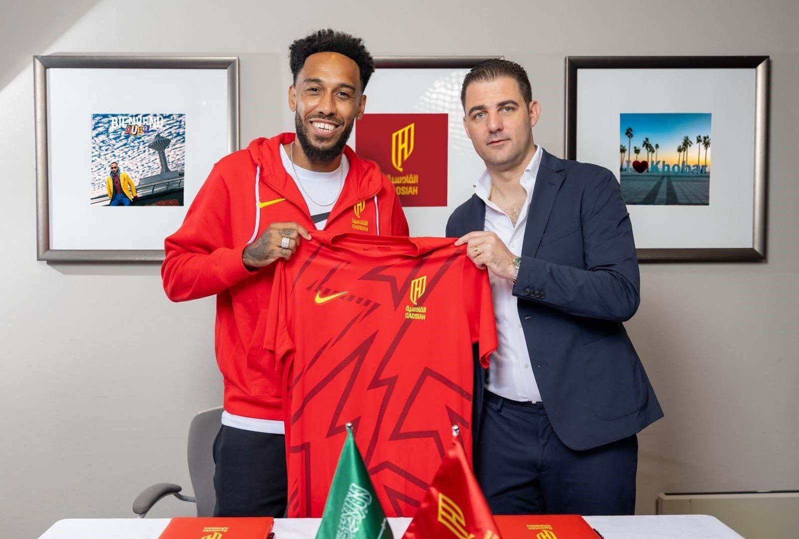 Al Qadsiah confirm Aubameyang signing