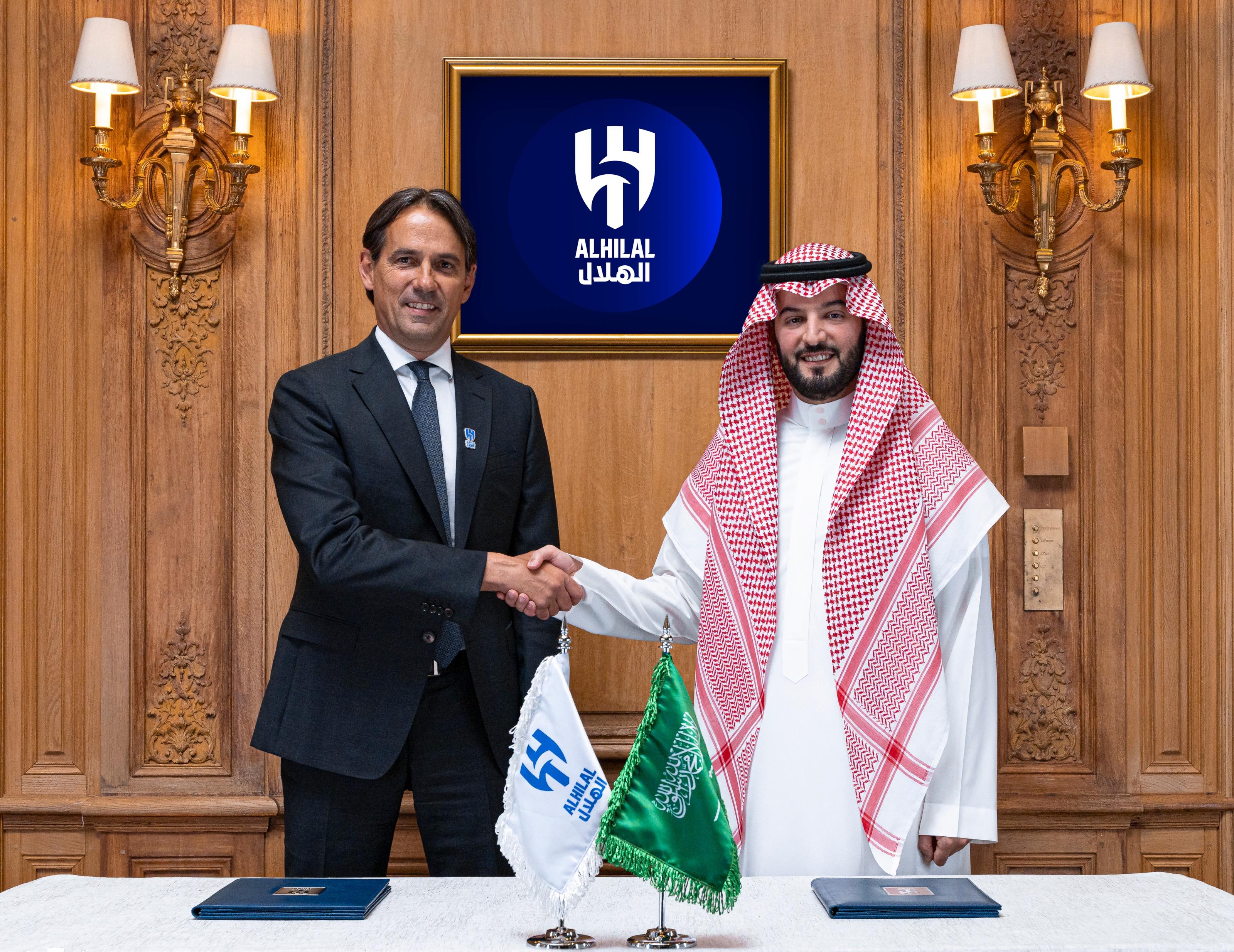 Al Hilal confirm Simone Inzaghi as manager